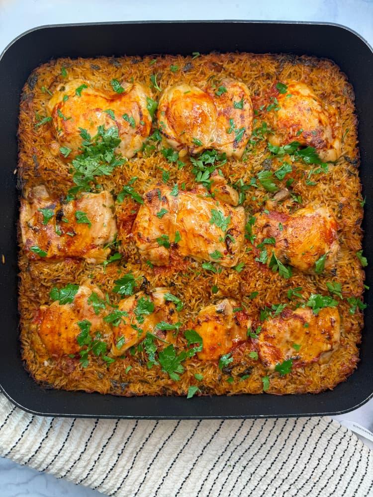 One Pan Chicken and Ptitim | Israeli & Mediterranean Recipes | RuhamasFood